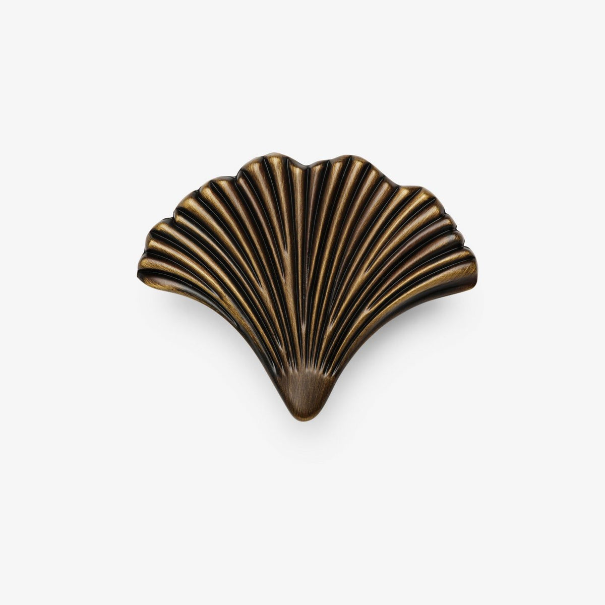 Skjell håndtak i antique brass | Messing | Lovehandles
