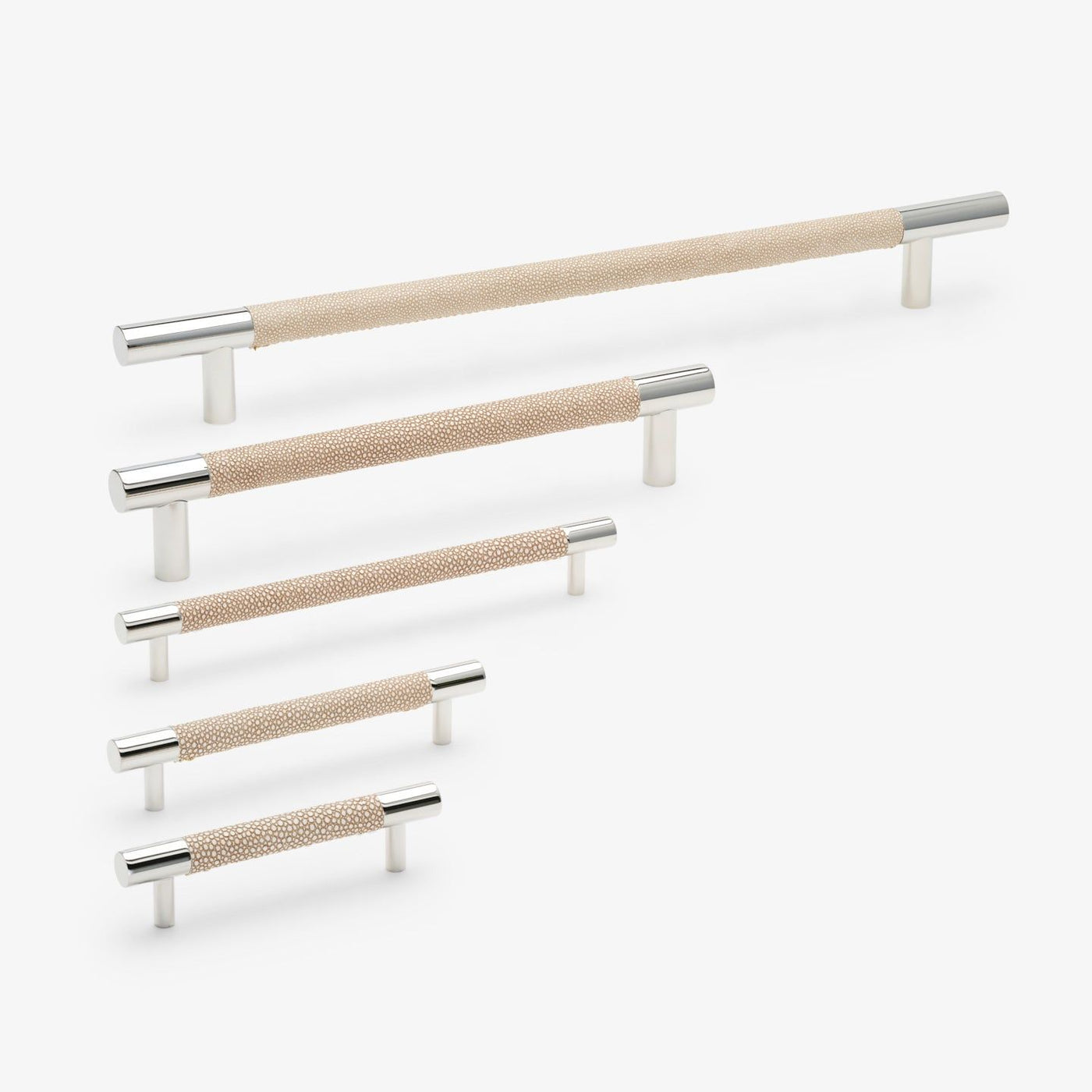 Chelsea håndtak - Krom med beige